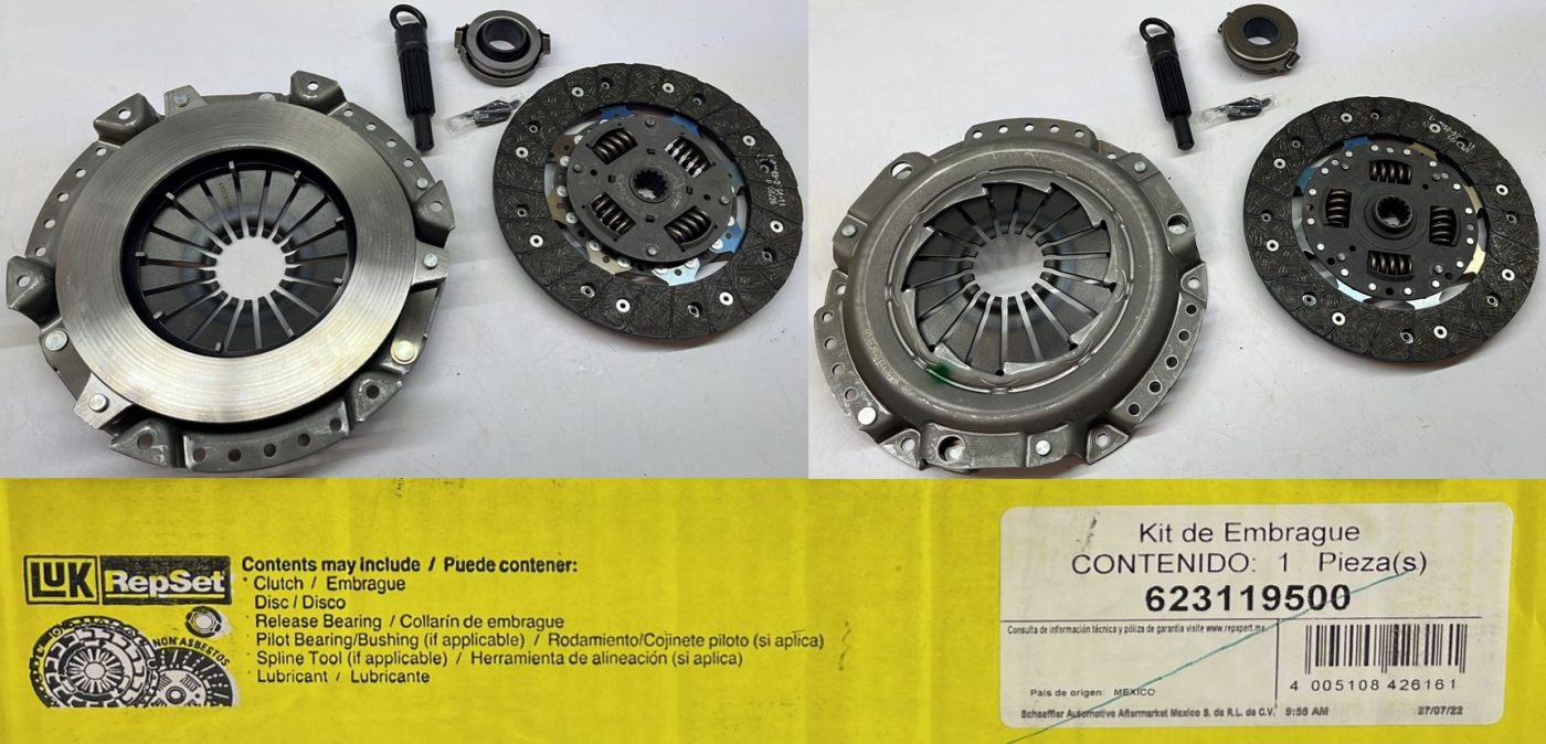 KIT CLUTCH 623119500 LUK CHEVROLET CAVALIER V6 2.8 LTS 1990-1994 OHV ...