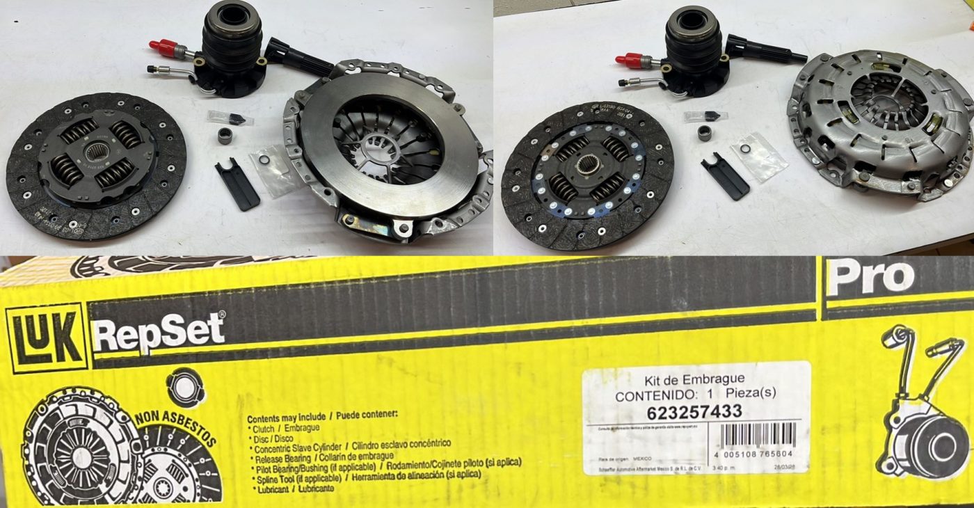 KIT CLUTCH 623257433 LUK FORD RANGER 2.3L L4 1996-2002, 2.5L L4 1998 ...