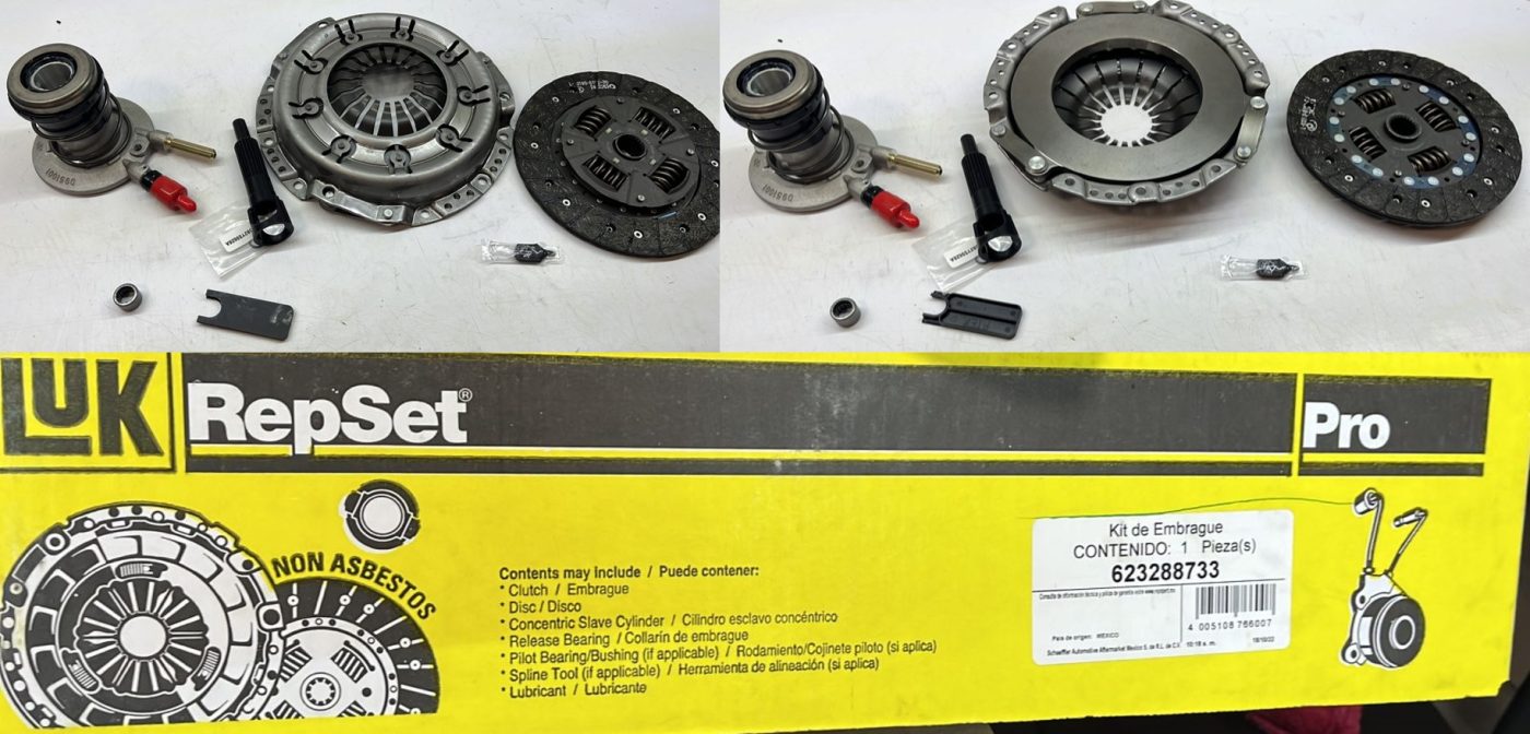 KIT CLUTCH 623288733 LUK FORD TRUCK RANGER XL 4L 2.3 LTS 1988-1992 ...